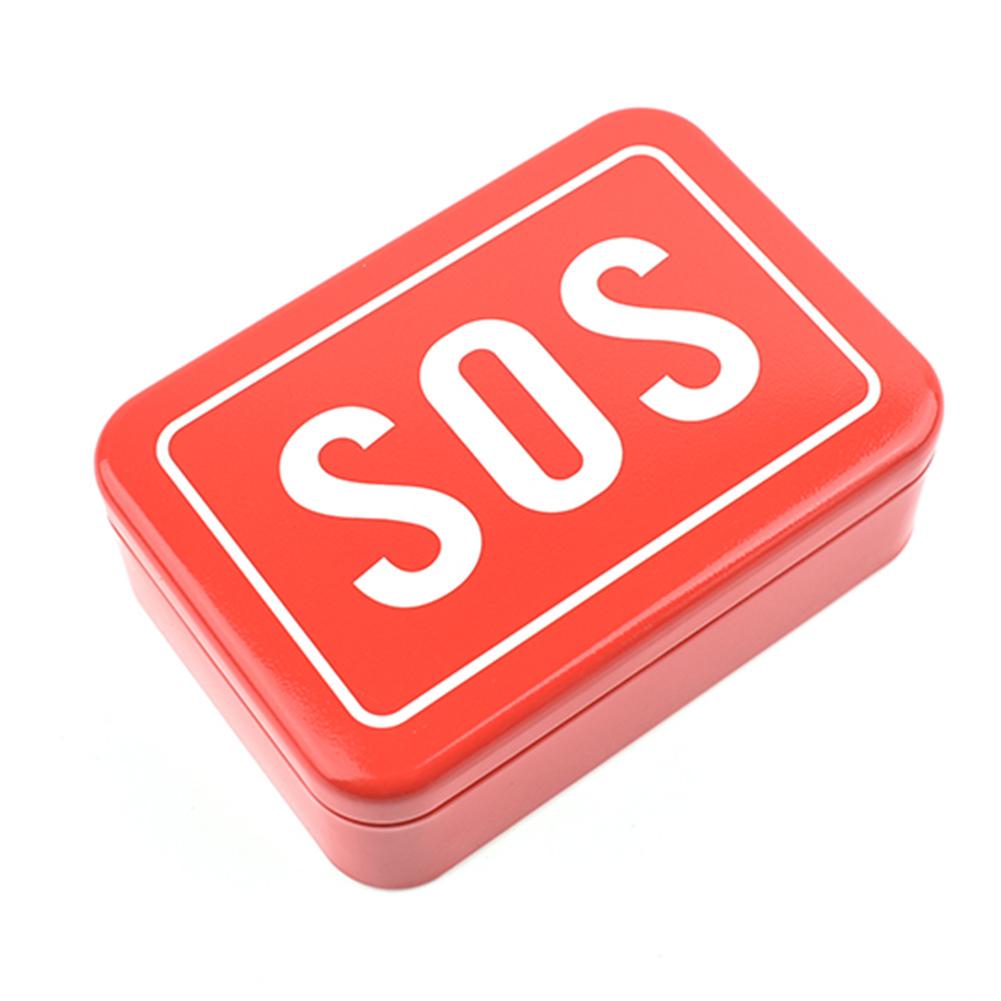 Buy Mini SOS Survival Iron Box Field Survival Storage Kit for Outdoor ...