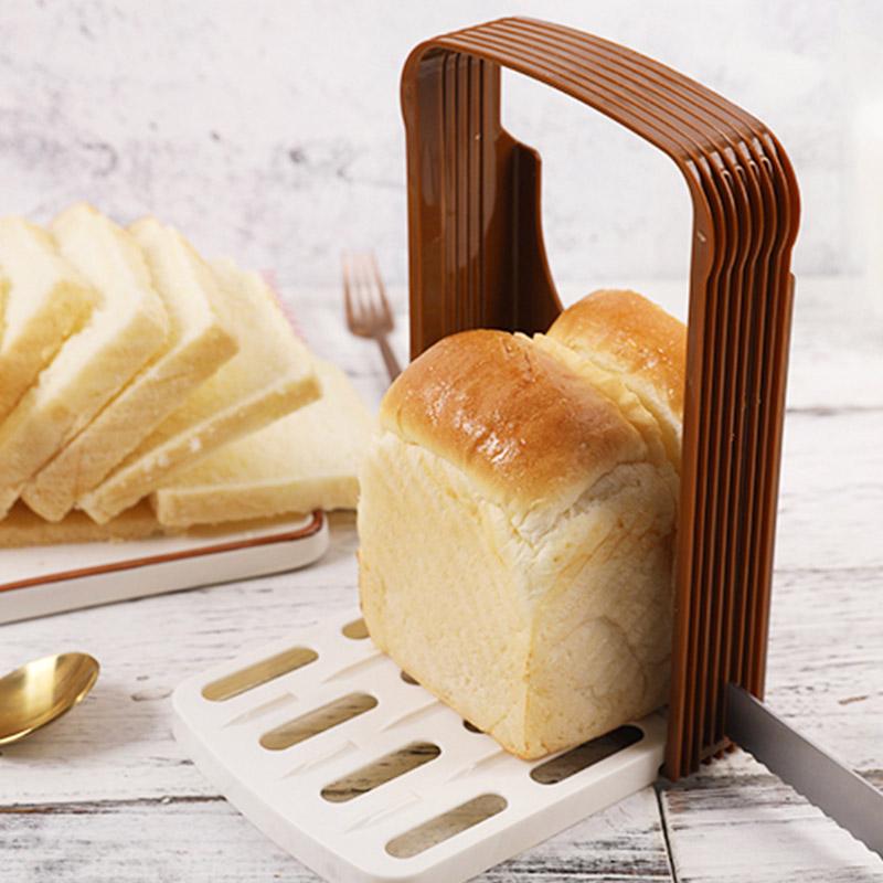 Buy Practical Bread Cutter Loaf Toast Slicer Cutting Slicing Guide ...