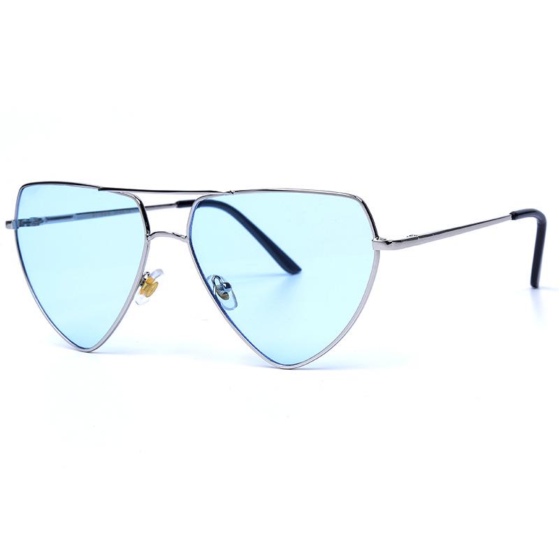 Buy Triangle Sunglasses Fashion Women Metal Frame Eyewear Polarized ...