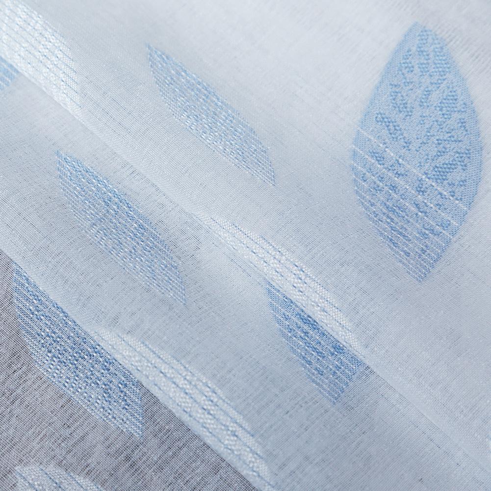 Buy 1 PC Nuan Series Kitchen Bedroom Roman Jacquard Leaf Tulle Elegent ...
