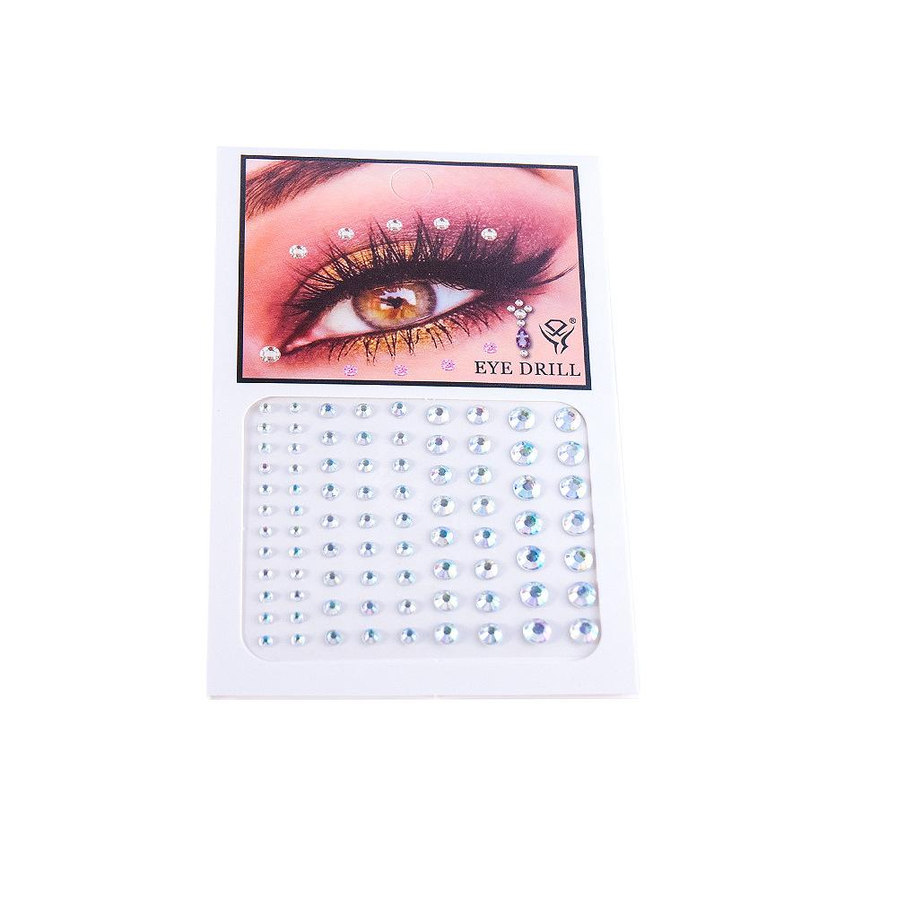Cheap Crystal Rhinestones Face Tattoo Stickers DIY Disposable Diamond ...