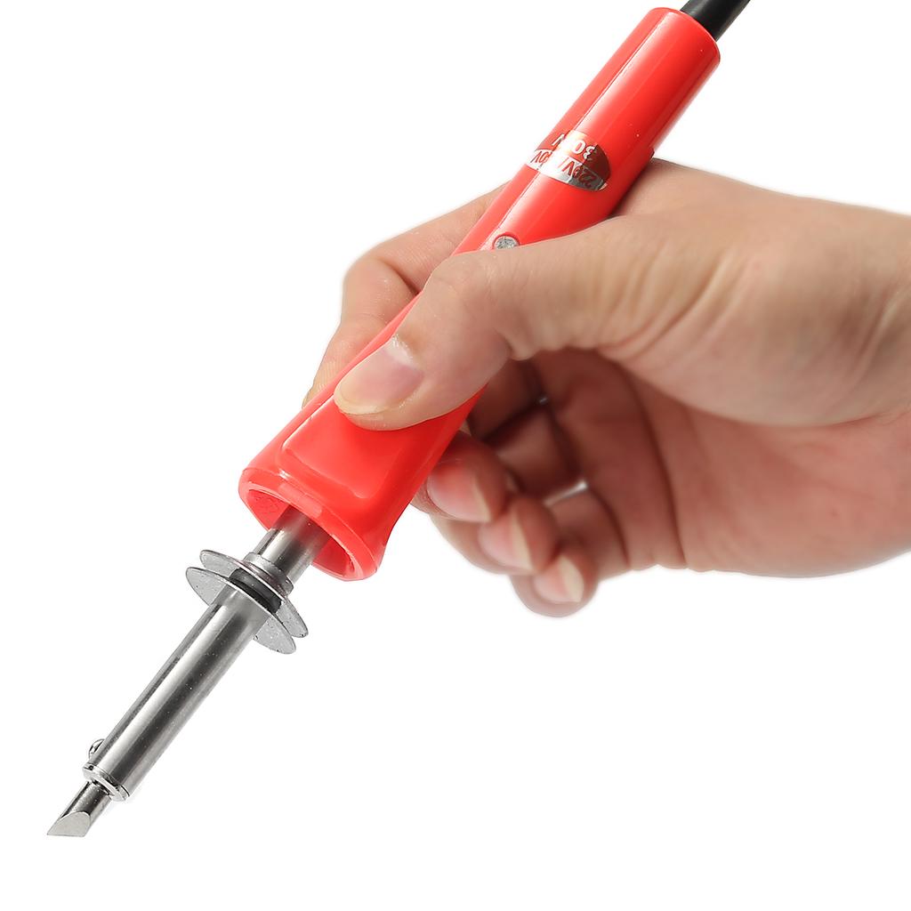 Buy 30W 220V~240V Wood Burning Iron Pen Set Kit Tips Pyrography Leather ...