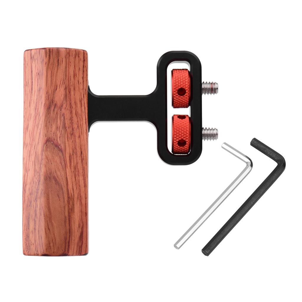 Buy Universal Camera Cage Wooden Handle Side Hand Grip with 14 Inch ...