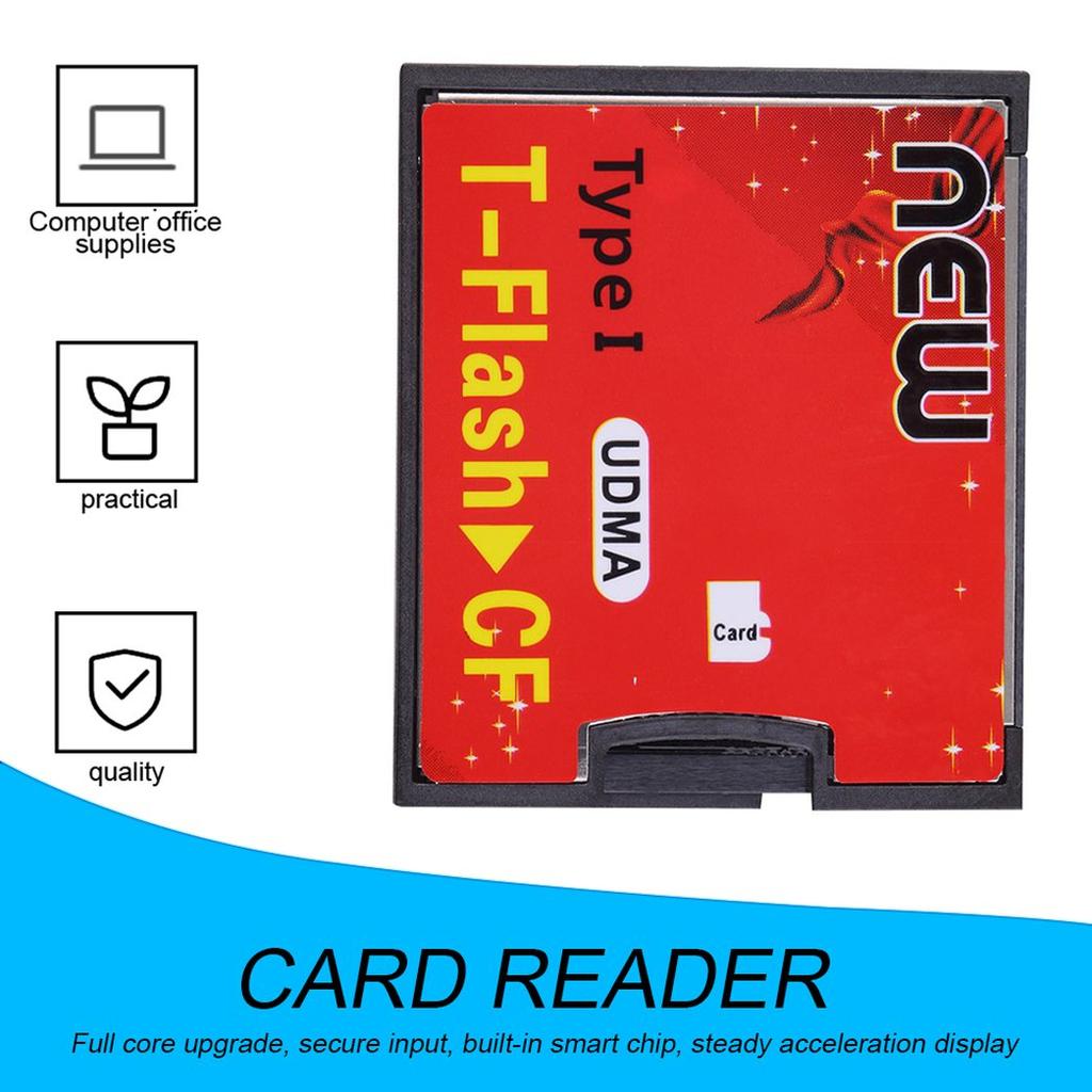 Buy SX Red Black T-Flash to CF type1 Compact Flash Memory Card UDMA ...