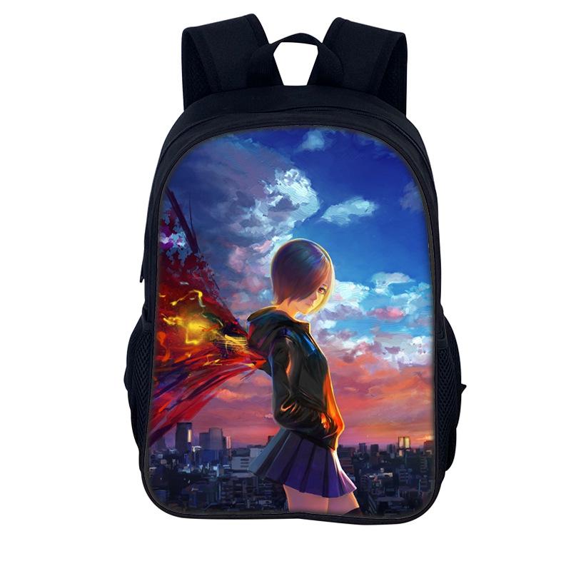 Buy Anime Backpack New Casual Campus Schoolbag Ghoul Fashion College ...