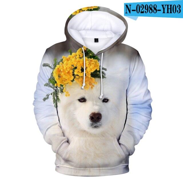 Cheap Samoyed Sweatshirt Children /Boys /Girls Autumn Winter Casual ...