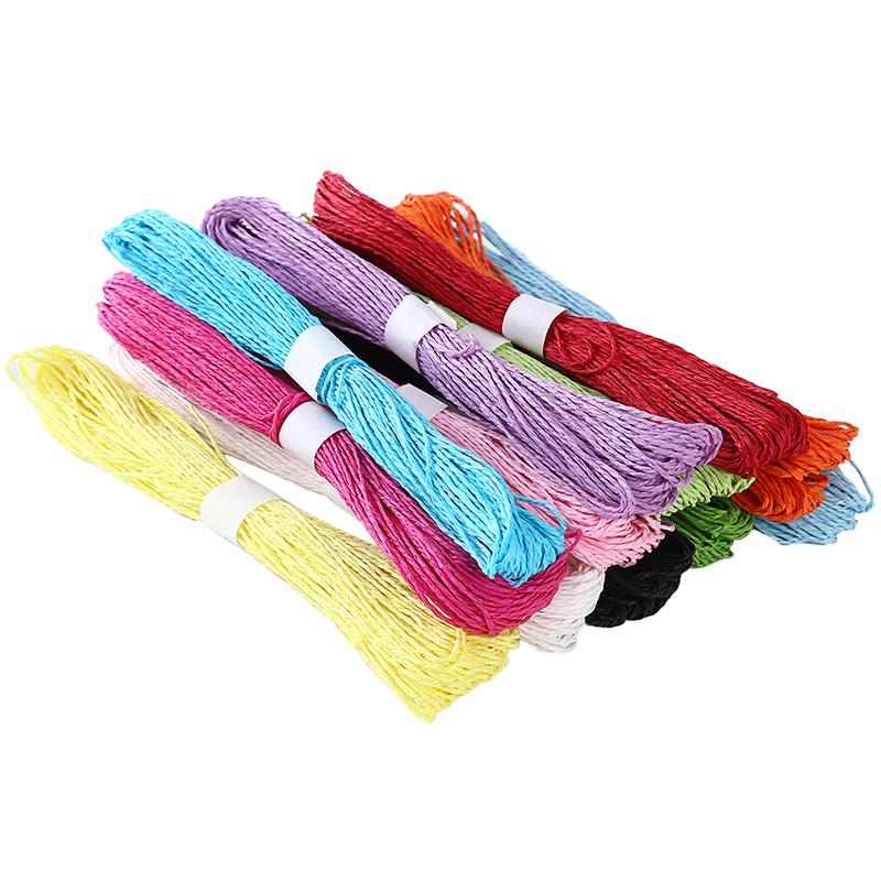 Buy 30 Meters Color Paper Rope 12 Color DIY Manual Wallpaper Rope ...