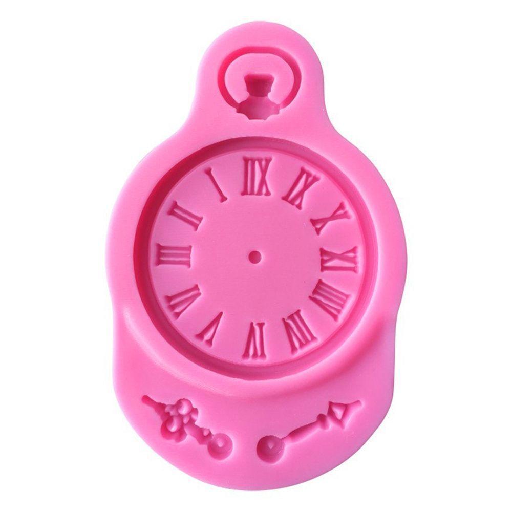 Buy Chocolate Fondant Clock Funny Silicone Mould Watch Shaped Baking ...