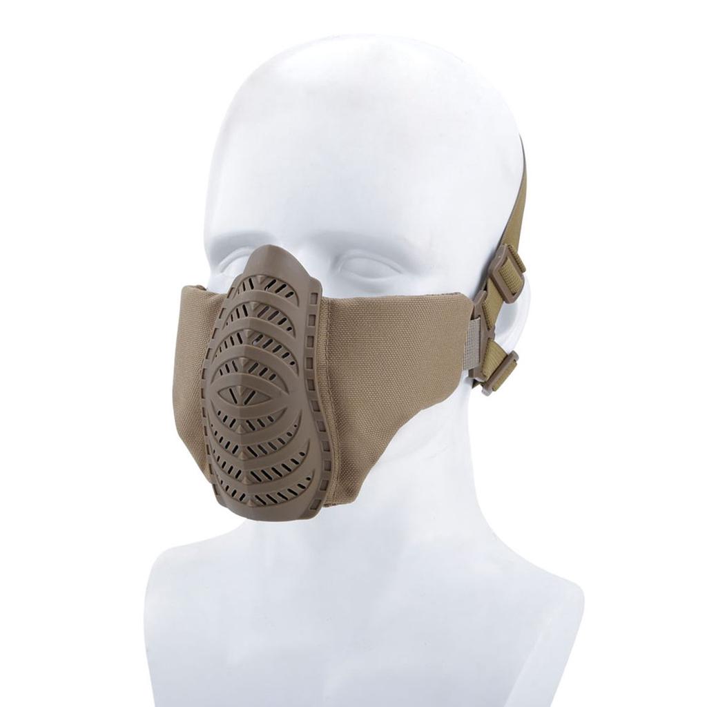 Buy Mask Half Face Lower Face Protective Mask for Hunting Paintball BB ...