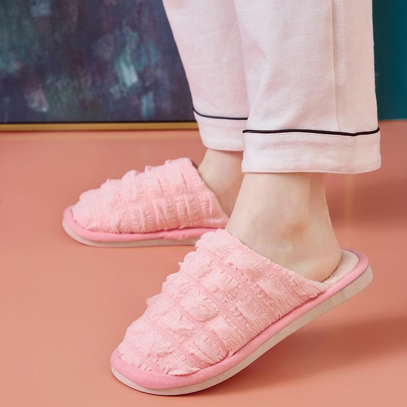 Buy Winter Cotton Slippers Home Floor Mop Couples Slippers Keep Warm ...