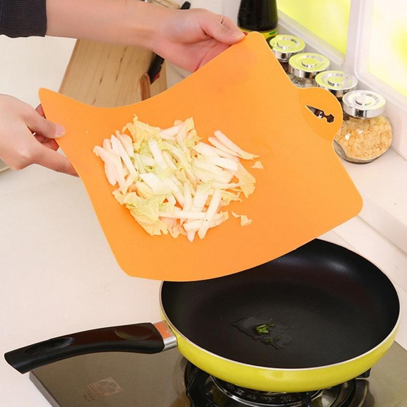 Durable Chopping Block Flexible Plastic Cutting Board Antibiotic ...