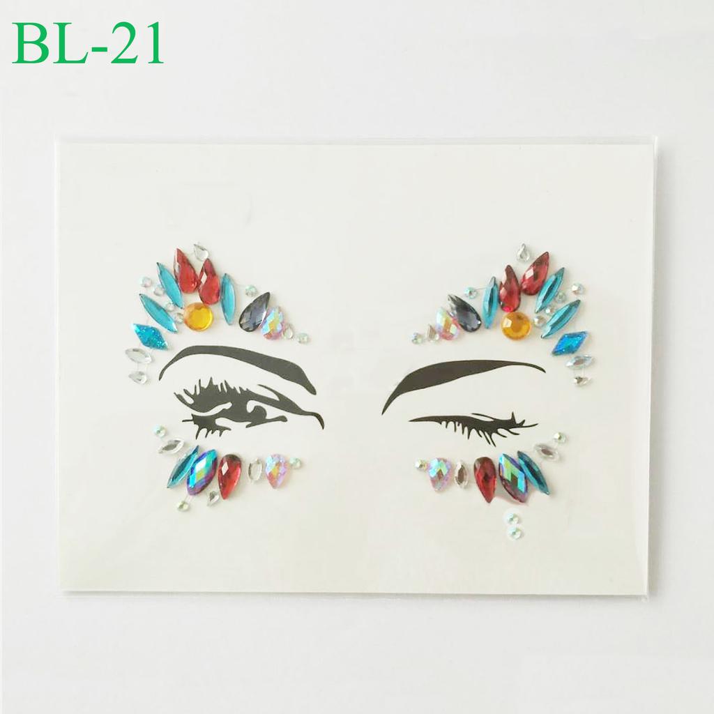 Buy DIY Eyebrow Adhesive Crystal Face Body Art Jewels Festival Party ...