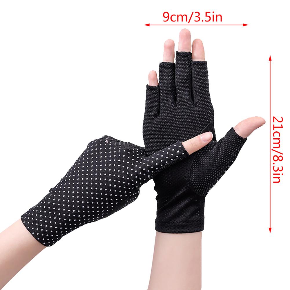 Buy 1Pair Ladies Outdoor Sun Protection Gloves Outdoor Non-Slip Touch ...