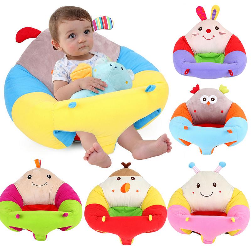 Buy Cartoon Shape Baby's Learning Seat Safa Plush Toy Children's ...