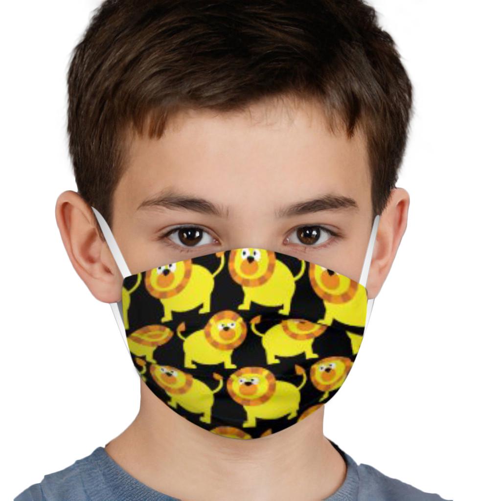 Buy Children's Funny Cartoons Printed Washed And Reused Face Mask For ...