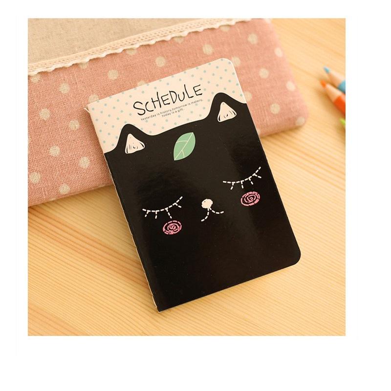 Buy Mini Diary Book Cute Cat Binding Notebook Portable Planner Memo ...
