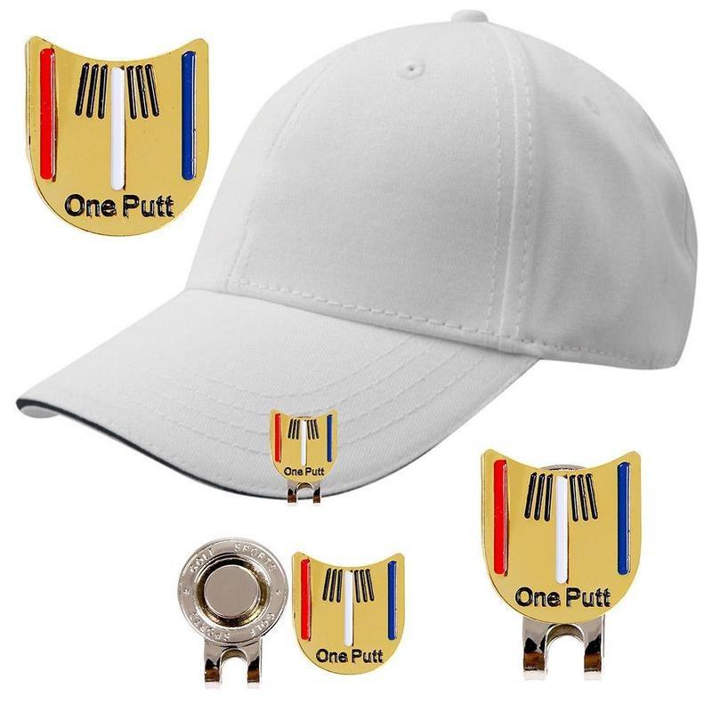 Buy One Putt Golf Putting Alignment Tool Ball Marker With Hat Clip at ...
