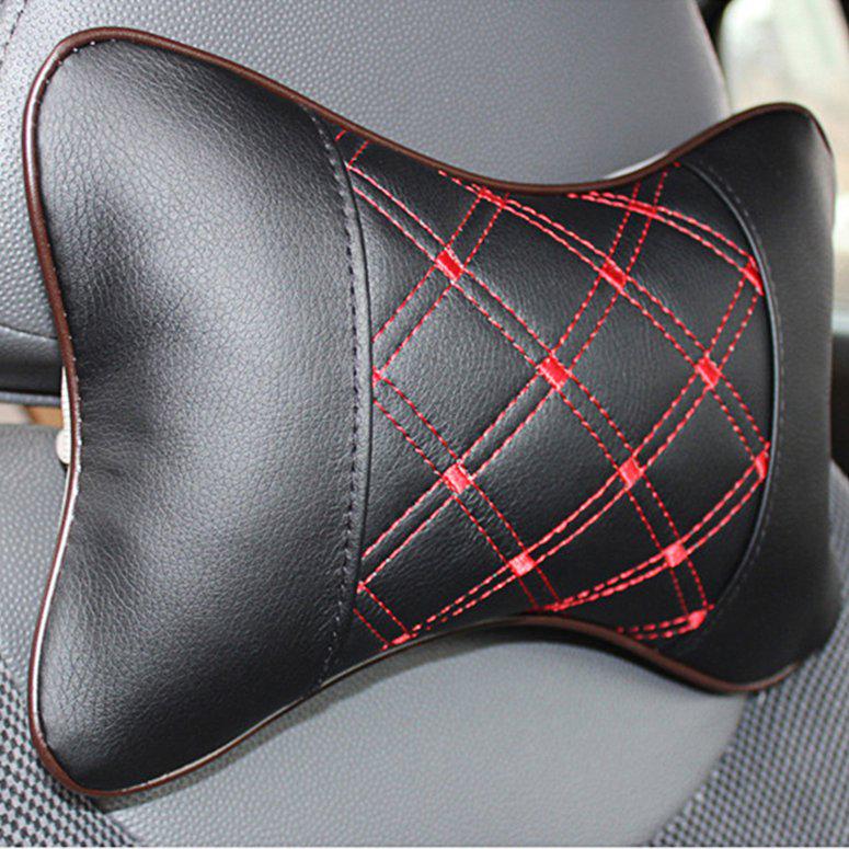 Buy ACEHE PU & Cloth Auto Safety Car Headrest Breathe Seat Head Neck ...
