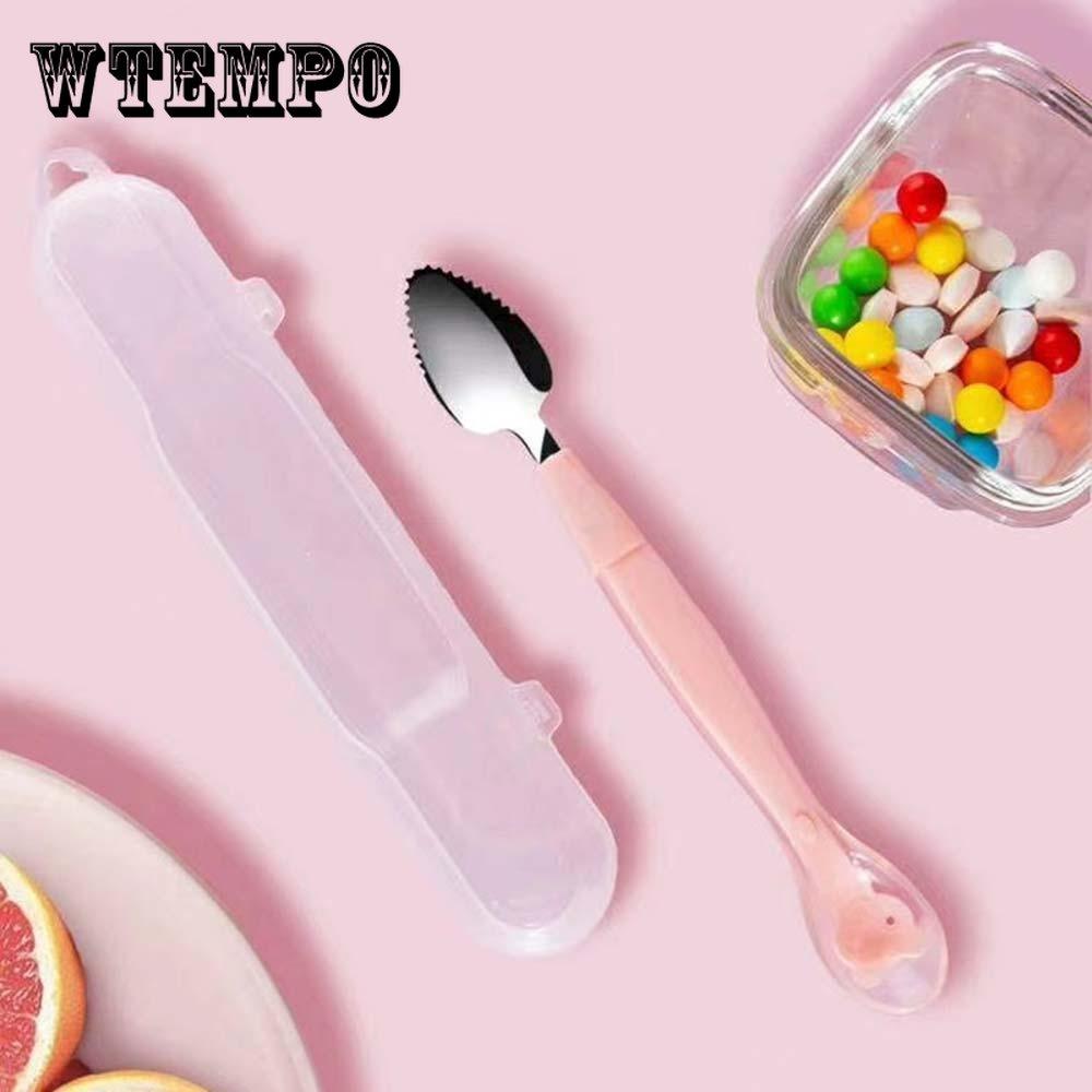 Buy New Baby Double Headed Fruit Scraping Spoon Non-slip Food ...