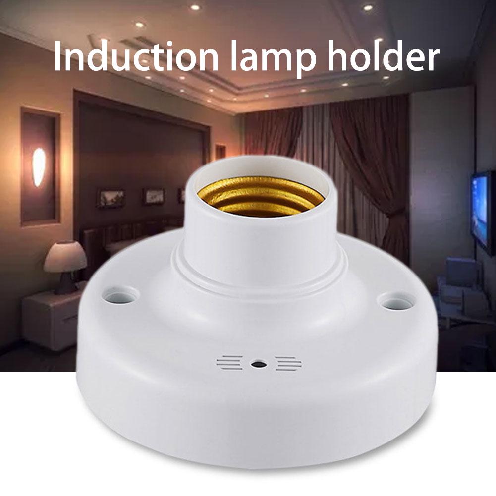 Buy Sound Light Control Lamp Holder Delay Induction Lamp Head Switch ...