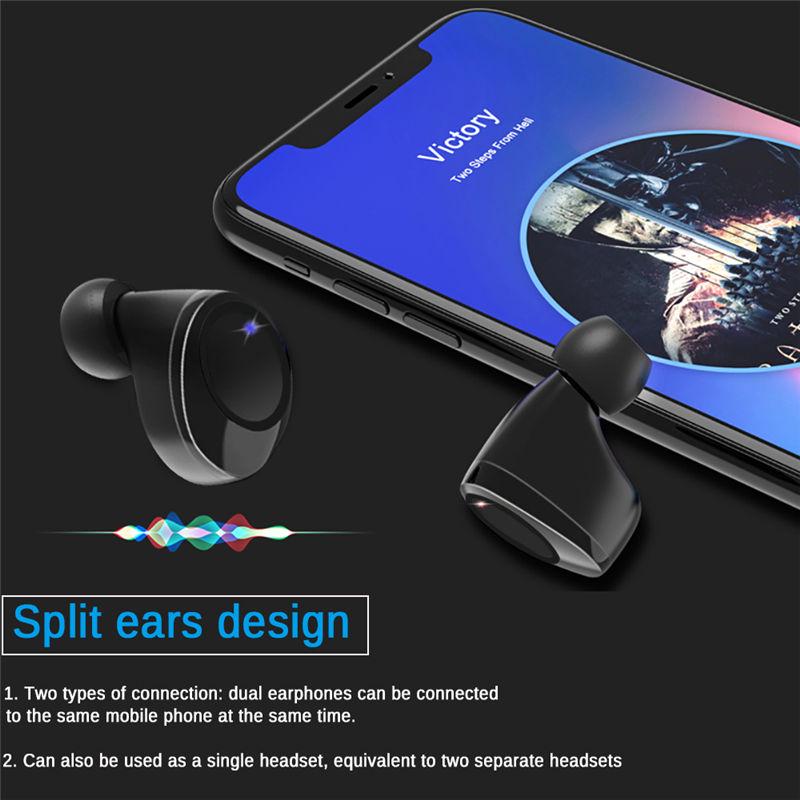 Buy X5 TWS bluetooth 5.0 Wireless Earphone Digital LED Display Large ...