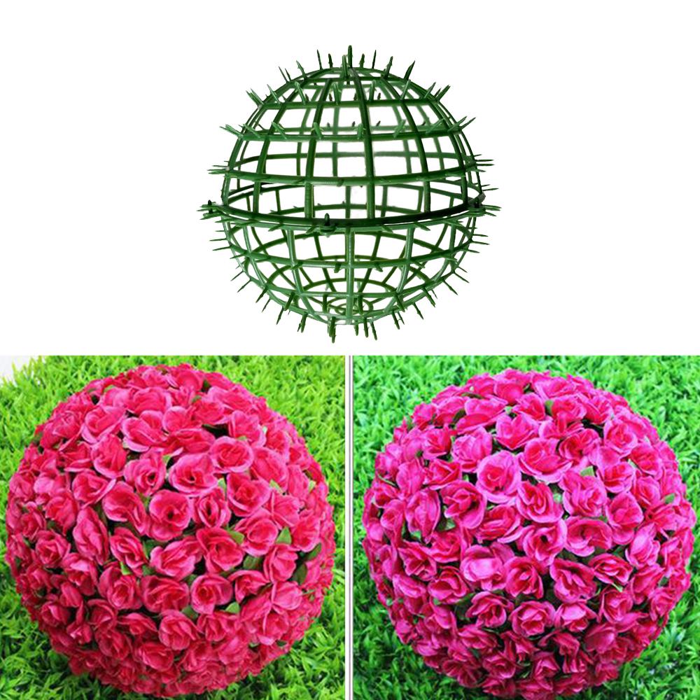 Wall Shelf Base Plastic Grid Tray Artificial Flower Accessories Diy ...