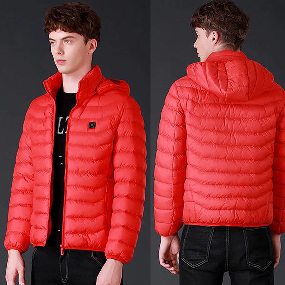 Buy Winter Warm Unisex Lightweight Jacket USB Smart Heated Down ...