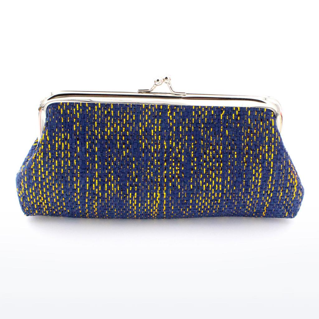 Buy Coin Purse Glitter Striped Pouch Kiss-Lock Clasp Closure Change ...