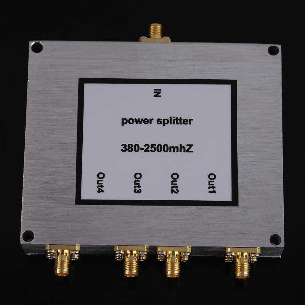 Buy 4-Way SMA Power Divider GSM CDMA 3G Signal Booster Splitter 380 ...