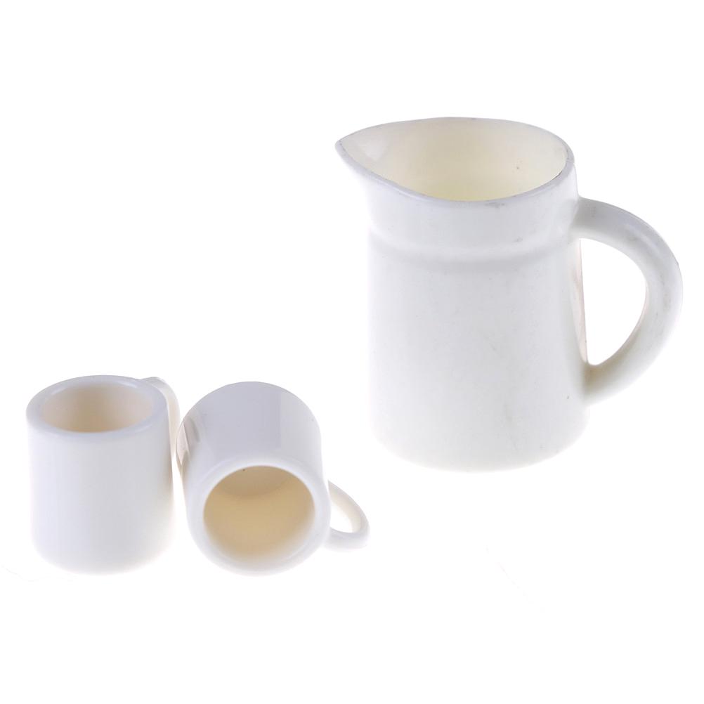 Buy 1:12 Doll House Miniature Cups And Pot Sets Doll House Toy Plastic ...