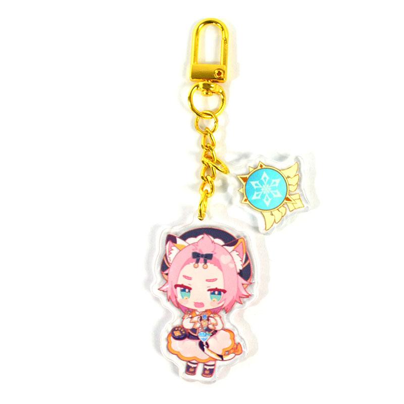 Buy Genshin Impact Acrylic Keychain Gorou Kaedehara Kazuha Raiden ...