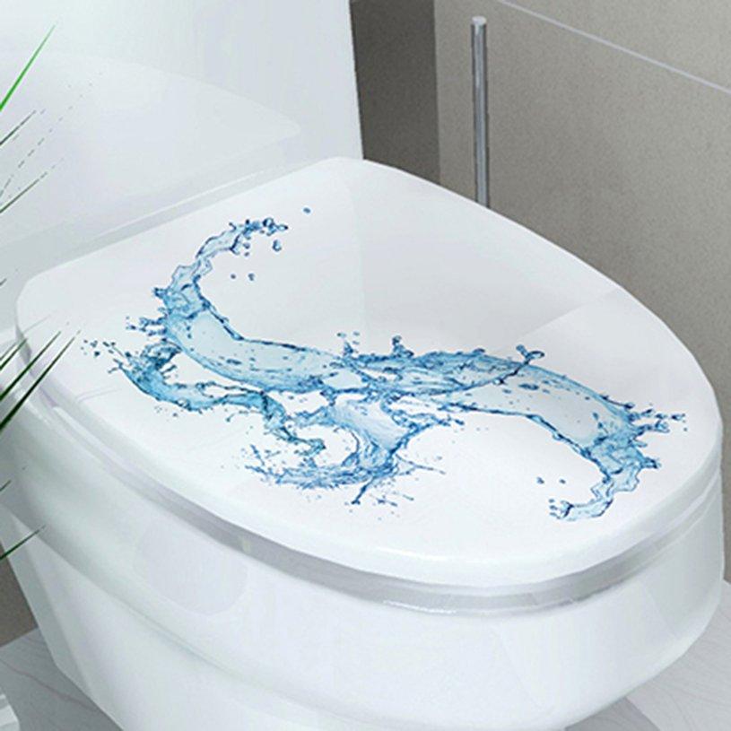 Buy KC 3D Bathroom Wall Stickers Toilet Home Decoration Waterproof Wall Decal Toilet at ...