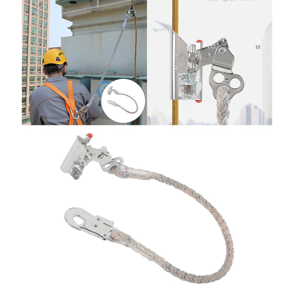 Buy Rope Grab with Lanyard Snap Hook Outdoor Climbing Fall Protection ...