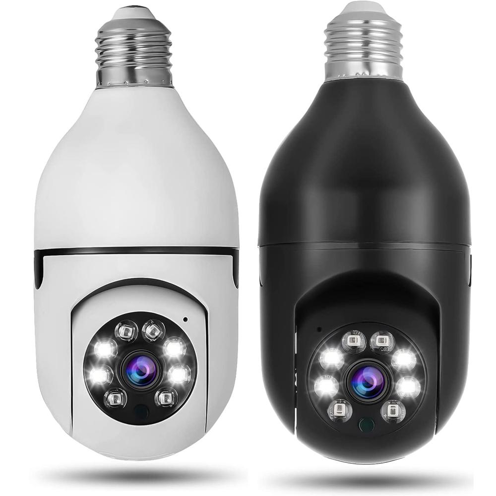 Cheap 2Packs 300W 2.4Ghz/5Ghz 1080P Wireless WiFi Home IP Camera E27 ...