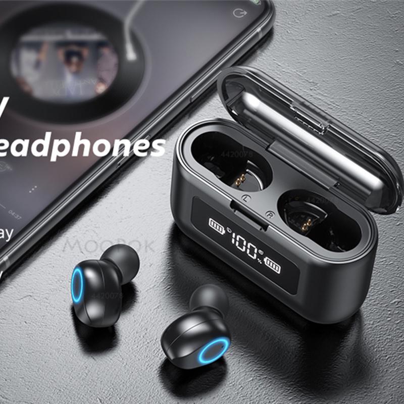 Cheap TWS Wireless Headphones With Mic Bluetooth5.1 Earphones 2000mAh ...