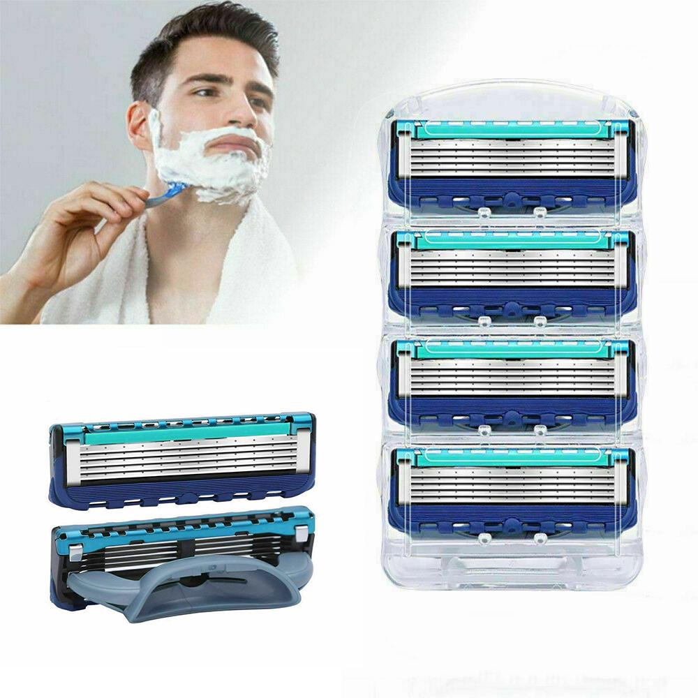 Buy 4pcs Five-layer Shaver Blade Blades Shaving Hair Shaver Shaving ...