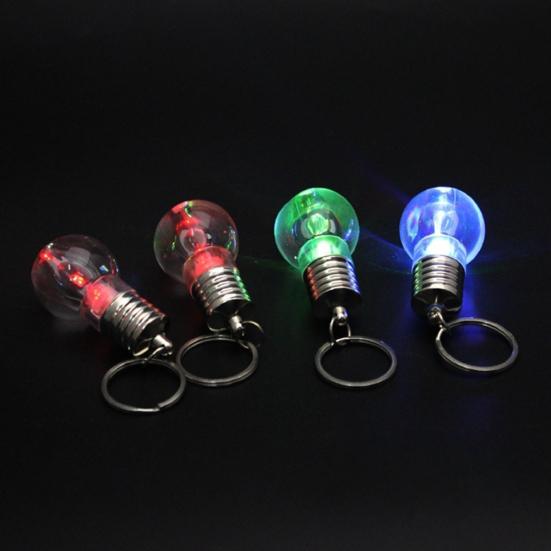 Buy Yousheng Mini Light Bulb LED Flashlight Lamp Key Ring Keychain ...