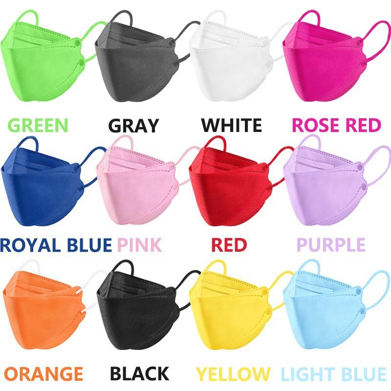 Buy 20/50/100 PCS Face Masks 4-Layer Cloth Mouth Mask,Dustproof ...