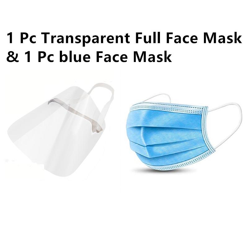 Buy 50-100Pcs Disposable Mask Plastic Protective Mask Film Safety Masks ...