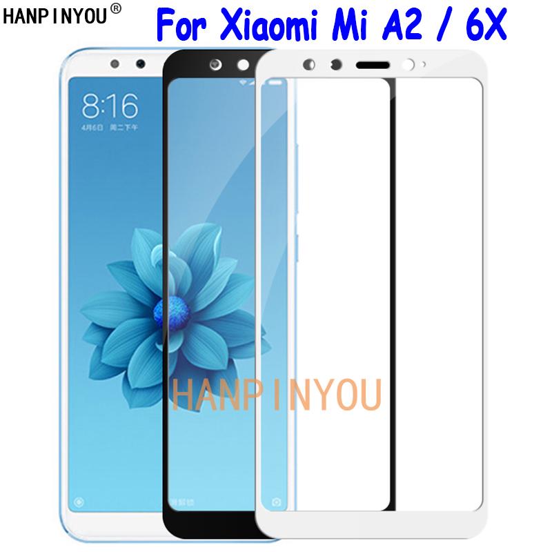 Buy For Xiaomi Mi A2 / 6X 5.99" 2.5D Full Cover Toughened Tempered ...