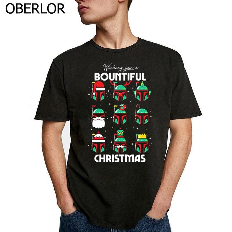 Buy Merry Christmas T-Shirt Men Fashion Graphic Mens Top T-Shirt Hommes ...
