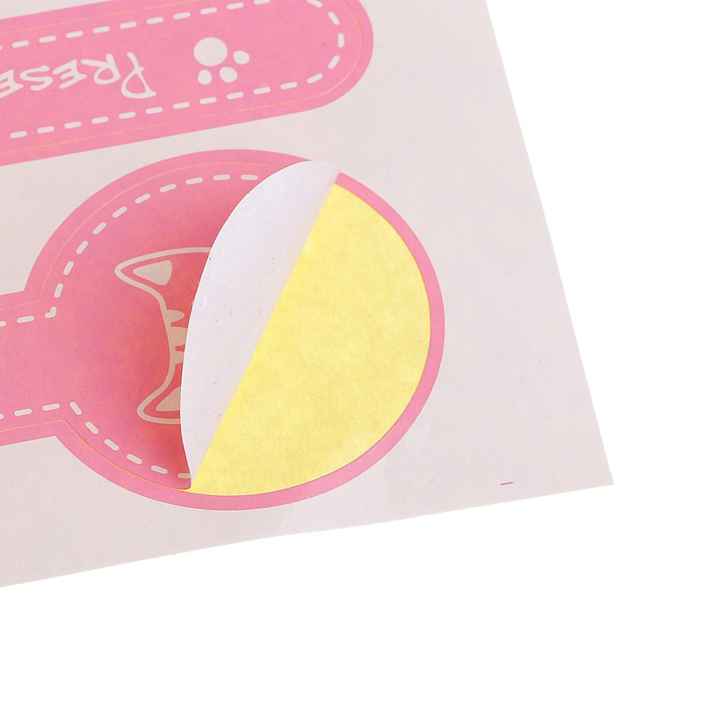 Buy 15 Sheets Pink Paper Lollipops Decorative Sticker Adhesive Sealing ...