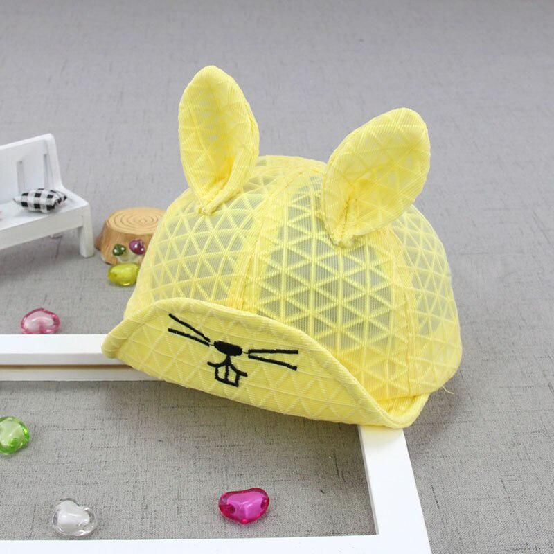 Buy Cartoon Ear Baby Hat Baseball Cap Breathable Mesh Baby Boy Girl ...