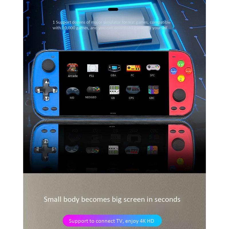 Cheap Handheld Game Console 128 Bit Retro Game Player with FC Games 5.1 ...