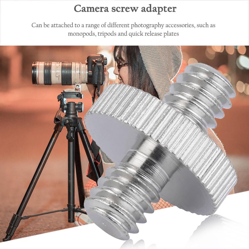 Buy 1/4" Male To 1/4" Male Camera Screw Adapter For Tripod Mount Holder ...