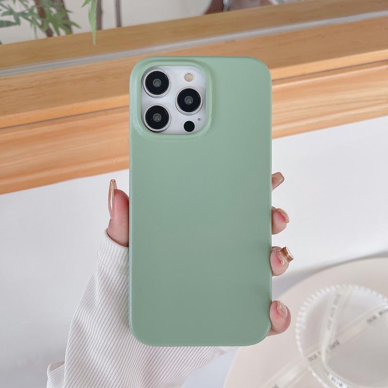 Buy Candy Solid Color Phone Case For iPhone 15 14 13 12 Pro Max 11 ...