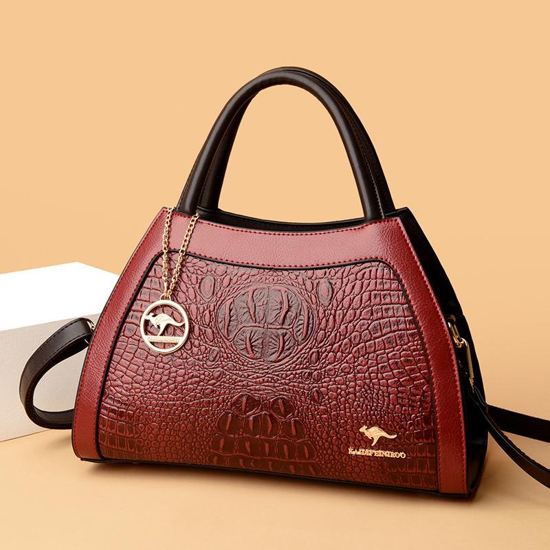 Buy Crocodile Pattern Handbag 2022 Trendy Brand New European and ...