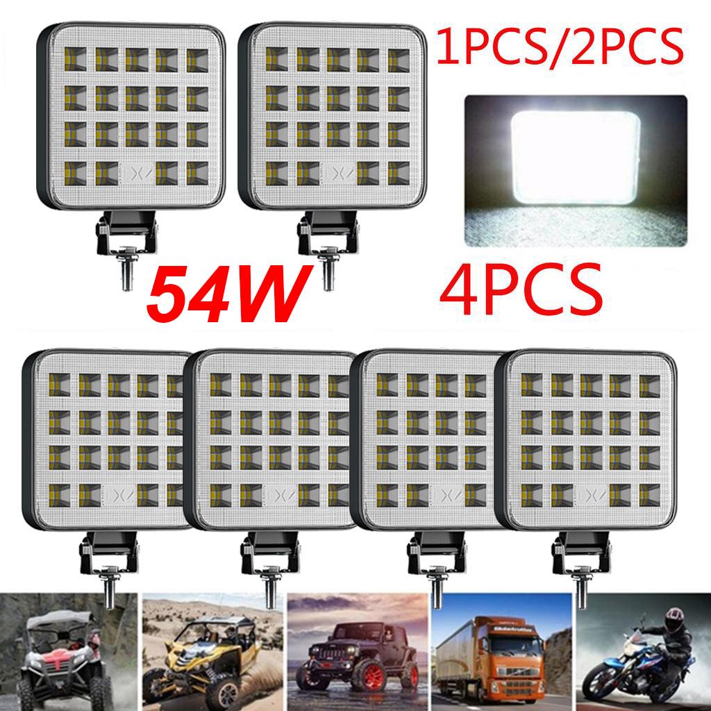 19LED 54W Offroad Led Work Light Car Light Bar Waterproof LED Work ...