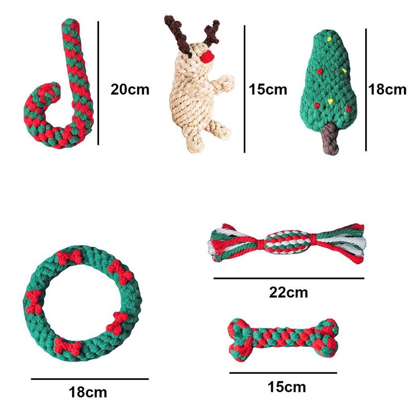 Buy Dog Rope Toys Kit Tough Strong Chew Knot Ball Pet Puppy Rope x 1 ...
