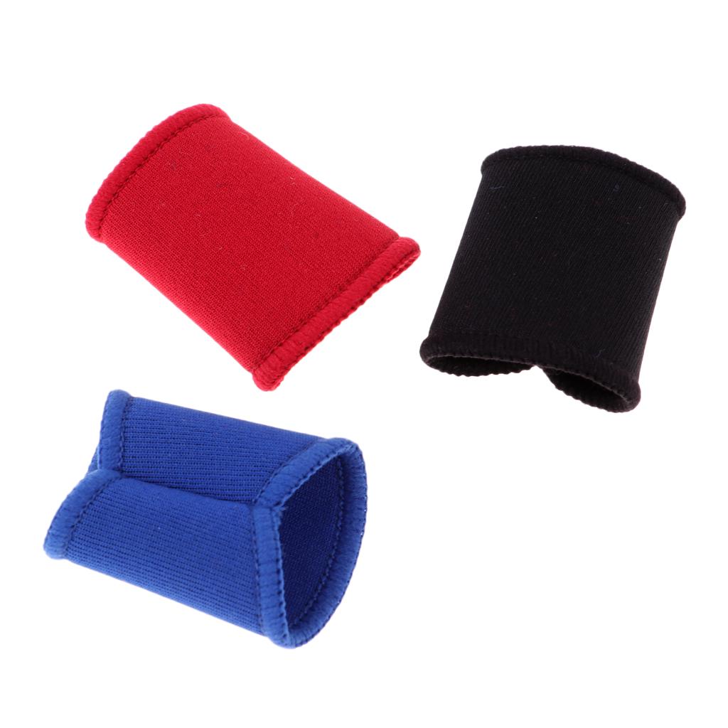 3Pcs Neoprene Finger Protective Sleeves Fingers Guard Gear Volleyball ...